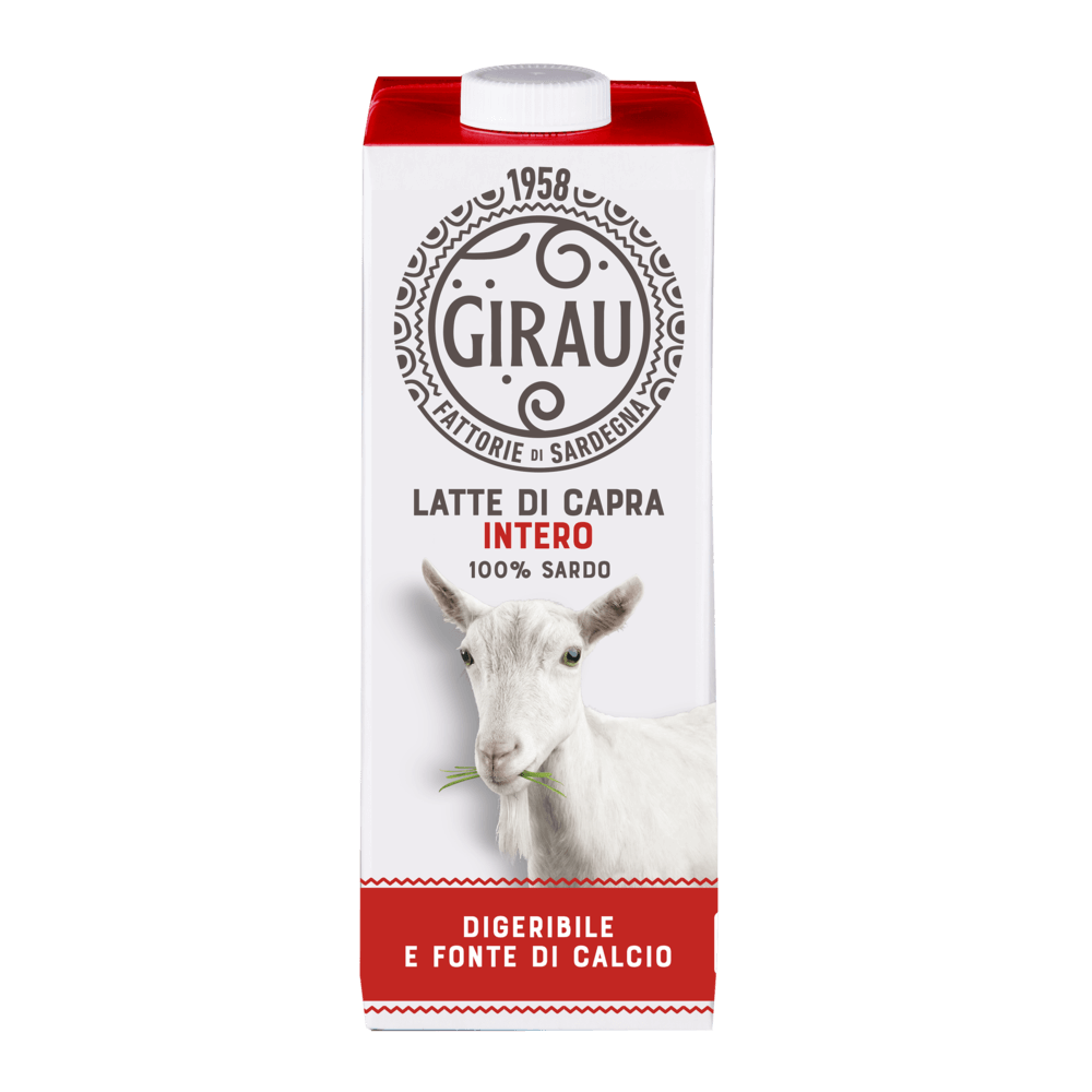 Full-fat Goat Milk 100 ml 100% Sardinian | Fattorie Girau